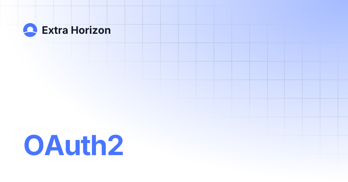 OAuth2 | Extra Horizon